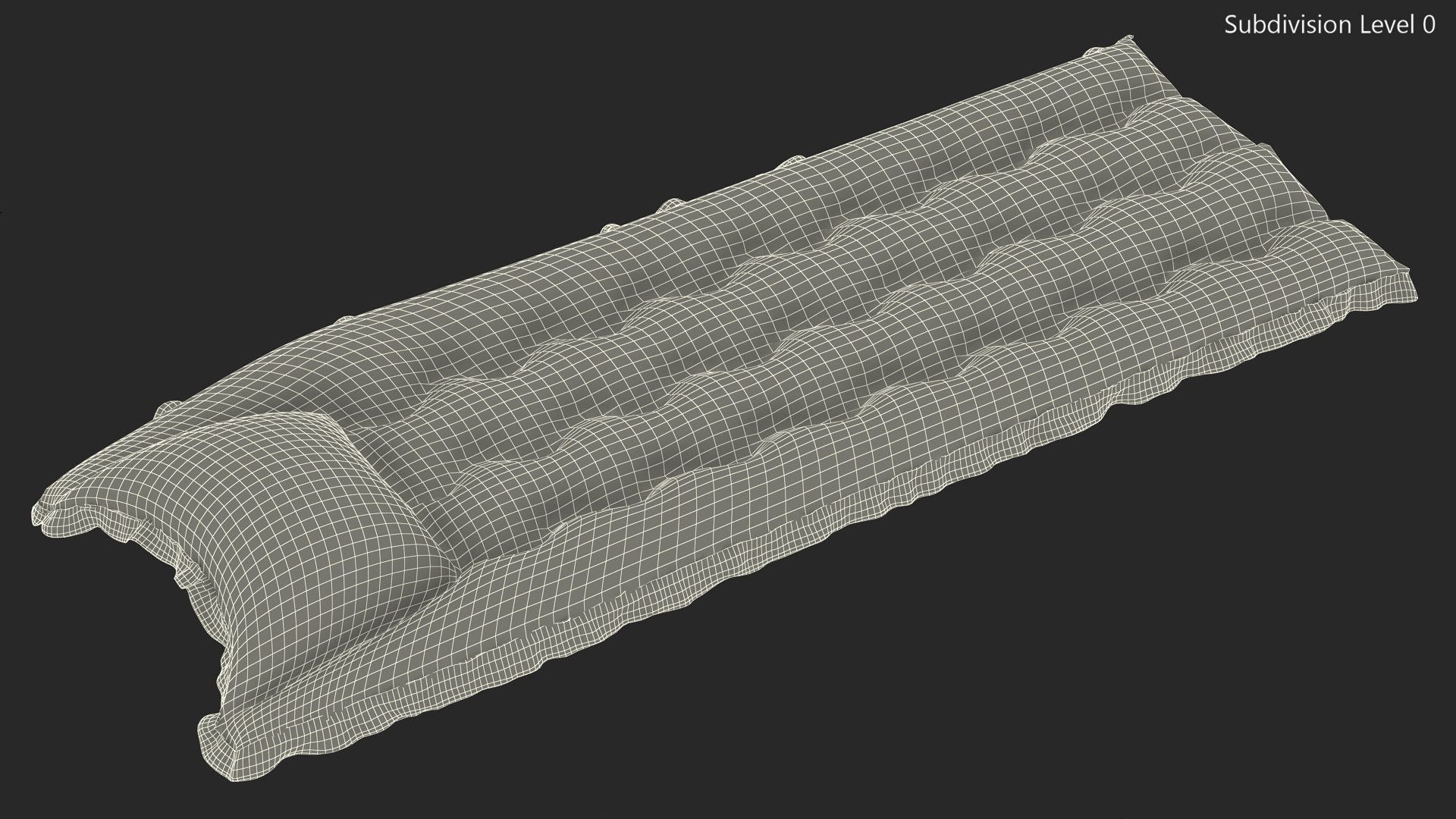 Inflatable Beach Air Mattress 3D - TurboSquid 2146551
