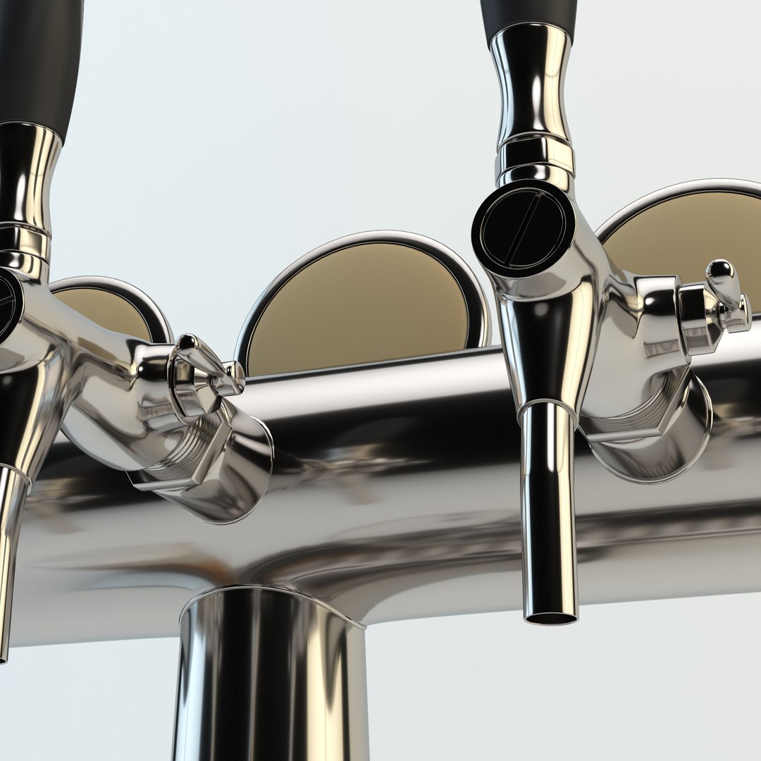 Beer Tower Glass Tray Dxf