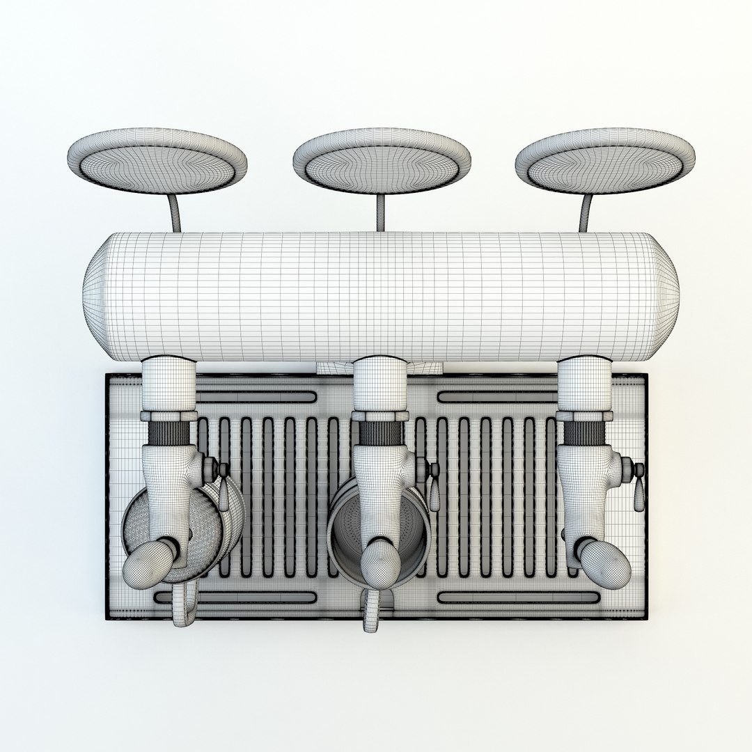 Beer Tower Glass Tray Dxf