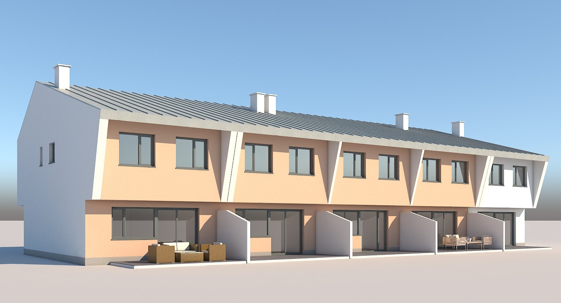 3D Apartment Building Model - TurboSquid 1340870