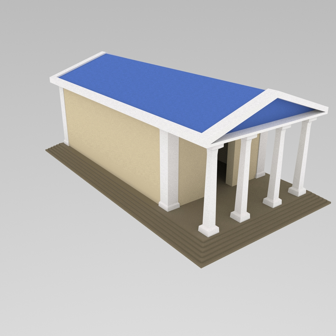 3D Model Temple - TurboSquid 526451