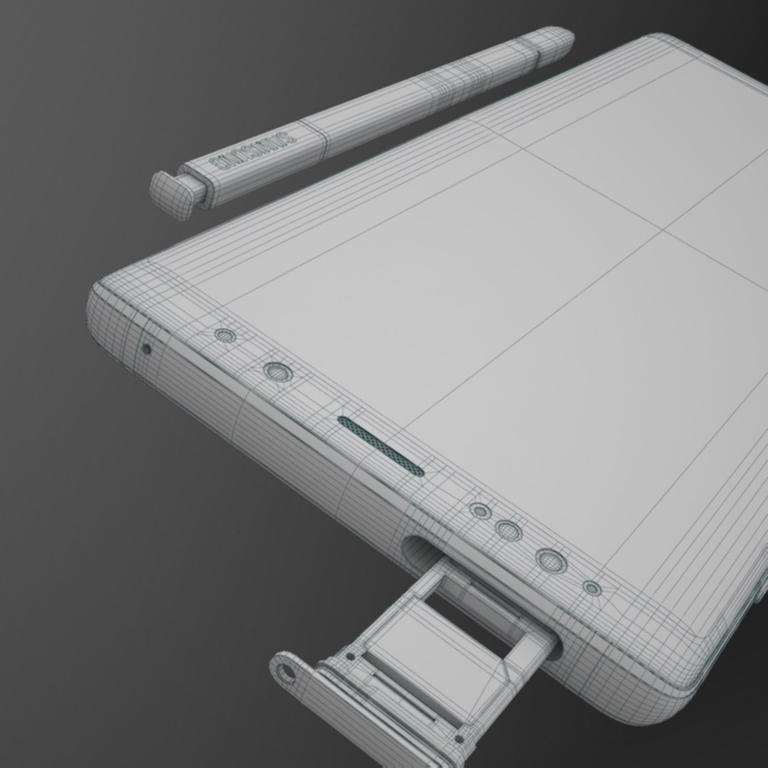 Samsung galaxy note 3D model - TurboSquid 1316293