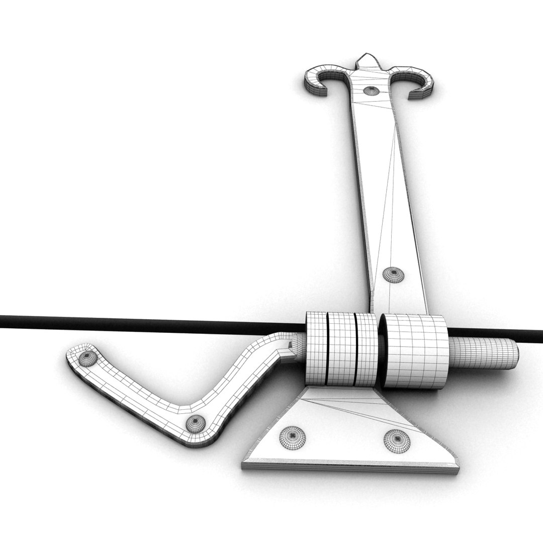 3ds Max Old Door Hinges