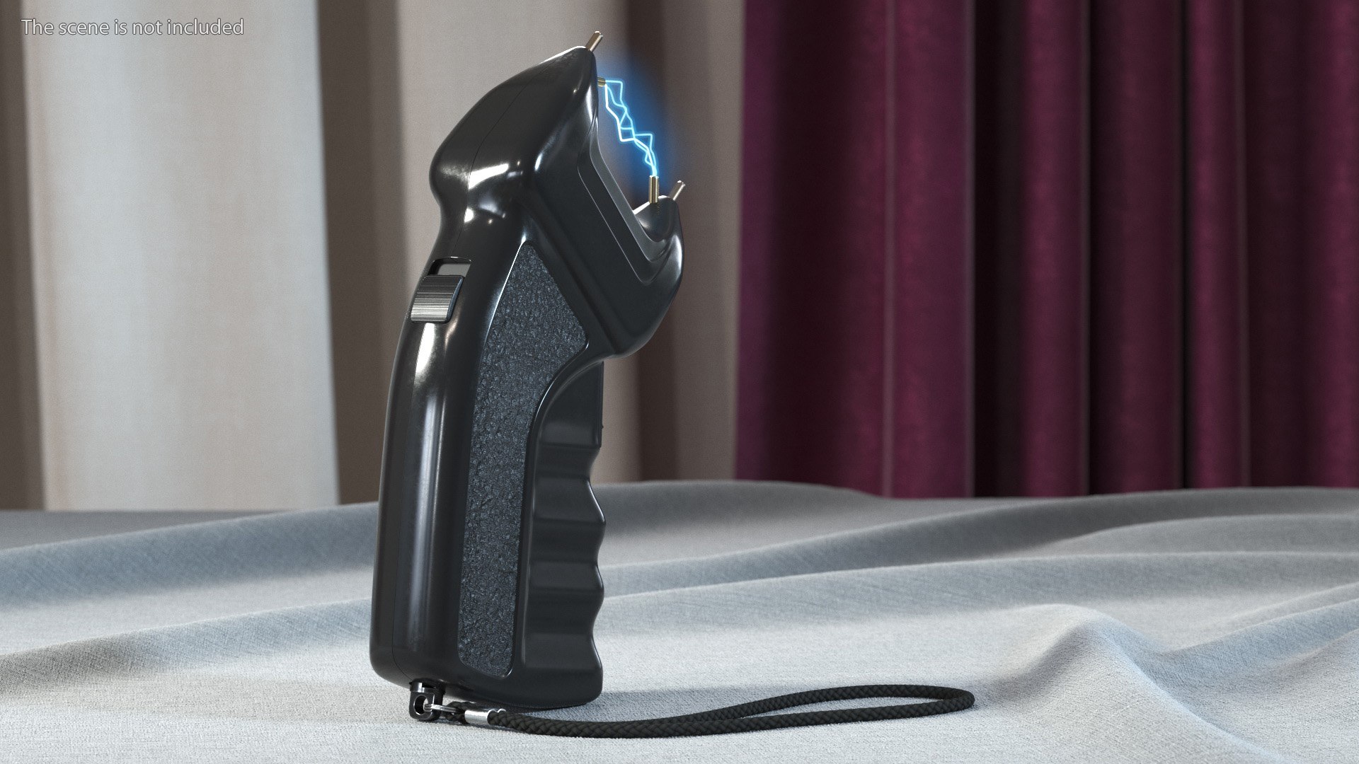 3D Professional Stun Gun With Electrical Charge Fur Model - TurboSquid ...