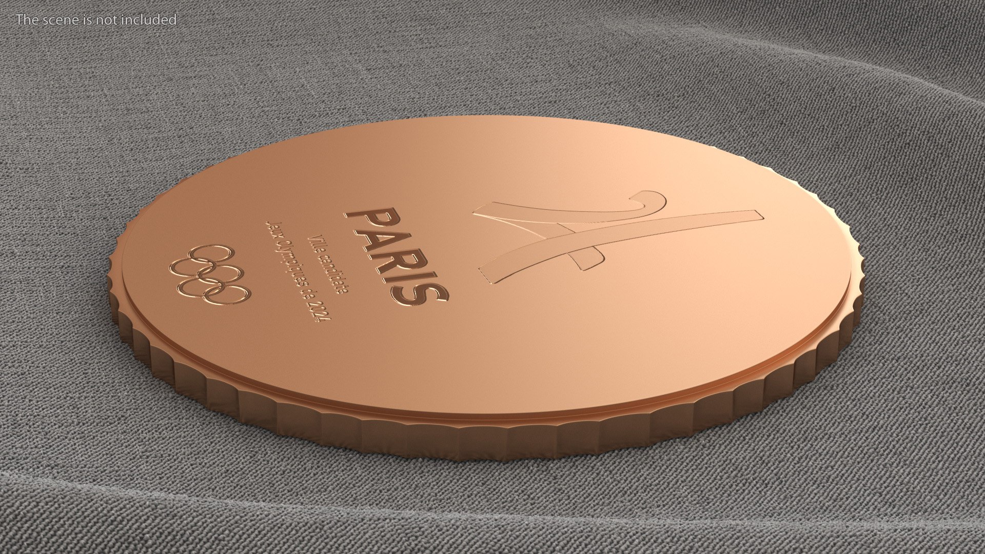 3D Bronze Olympic Medal Paris 2024 - TurboSquid 2003830
