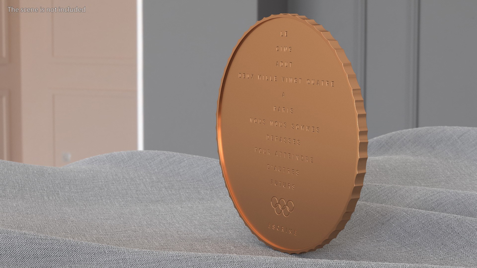 3D Bronze Olympic Medal Paris 2024 - TurboSquid 2003830