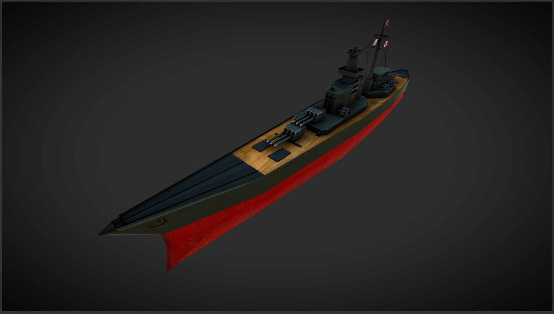 3D Battleship Unity - TurboSquid 1160555