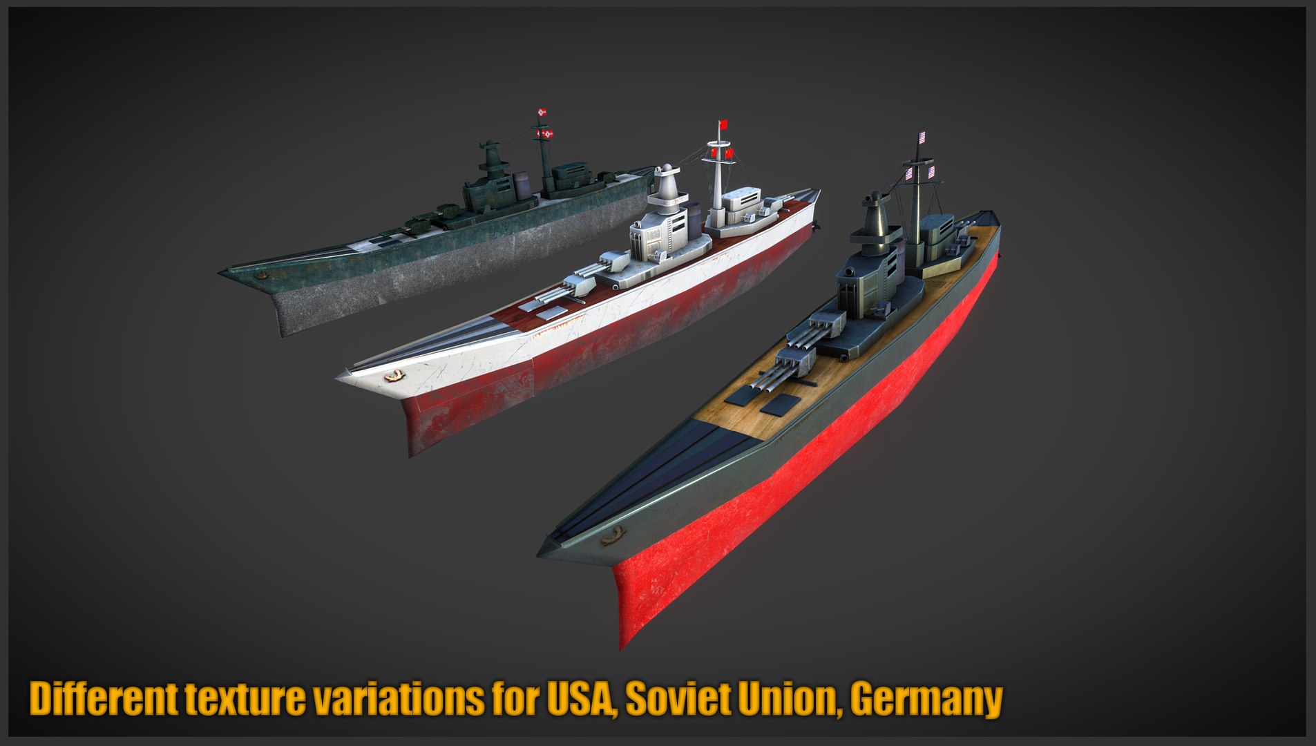 3D Battleship Unity - TurboSquid 1160555