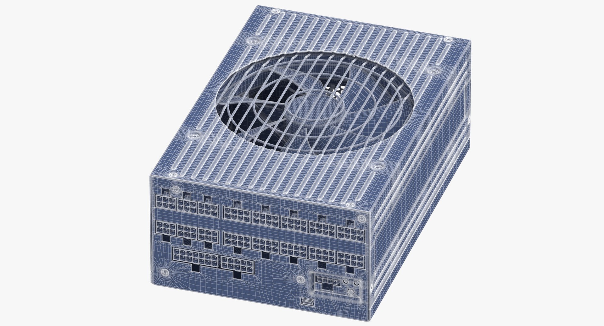 3D Power Supply Corsair Ax - TurboSquid 1420732