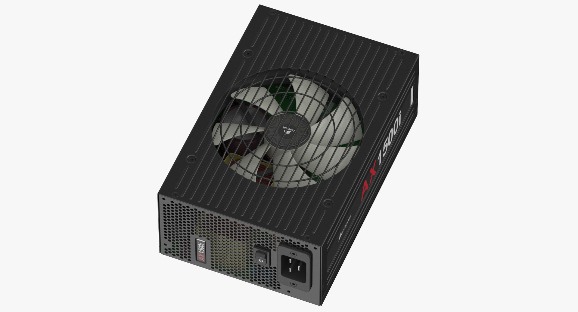 3D Power Supply Corsair Ax - TurboSquid 1420732