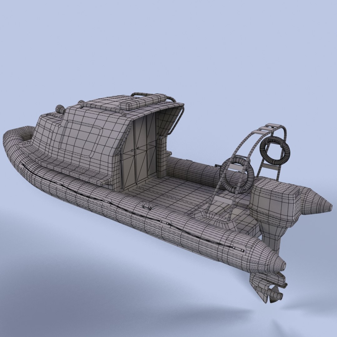 3d Rigid Inflatable Boat