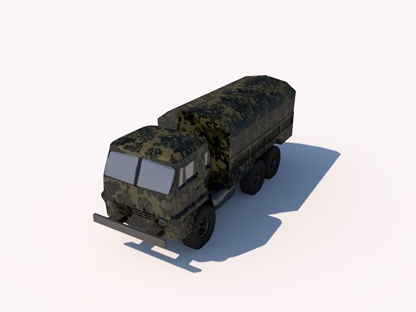 3d kamaz truck model