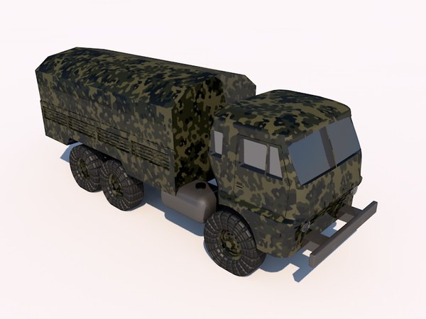 3d kamaz truck model