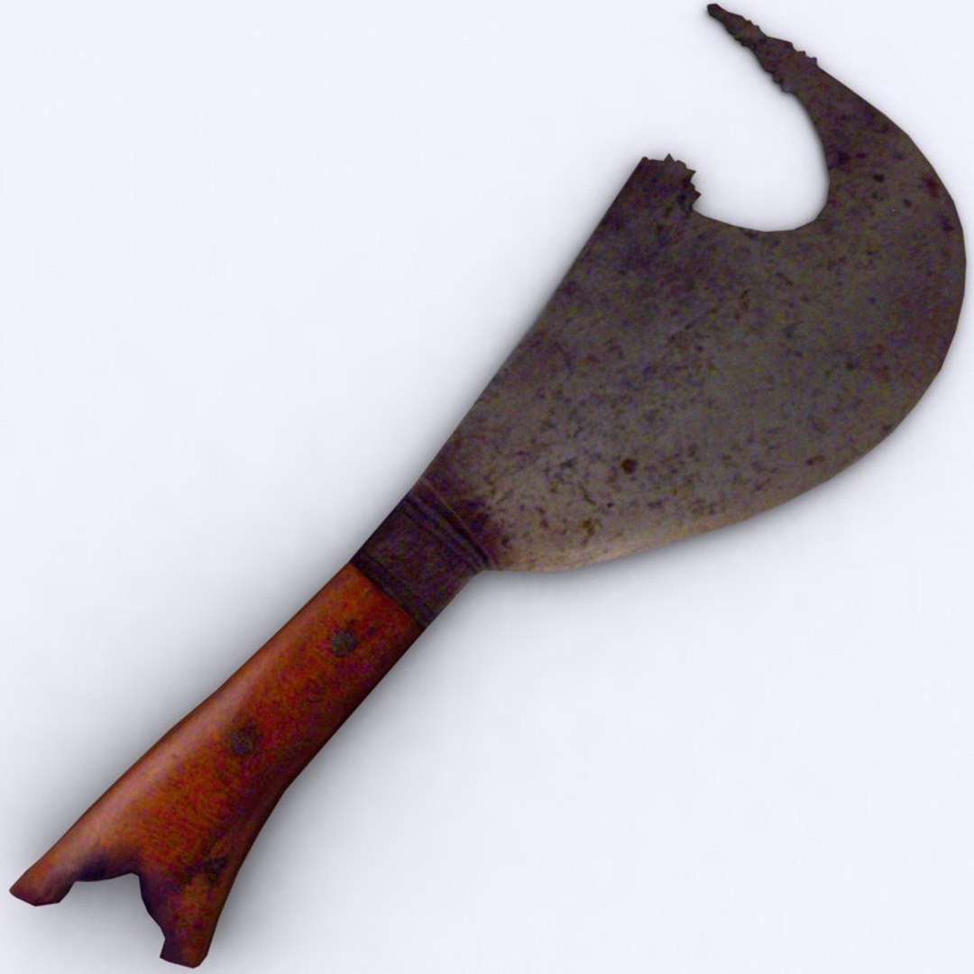 kris weapons steel 3d model