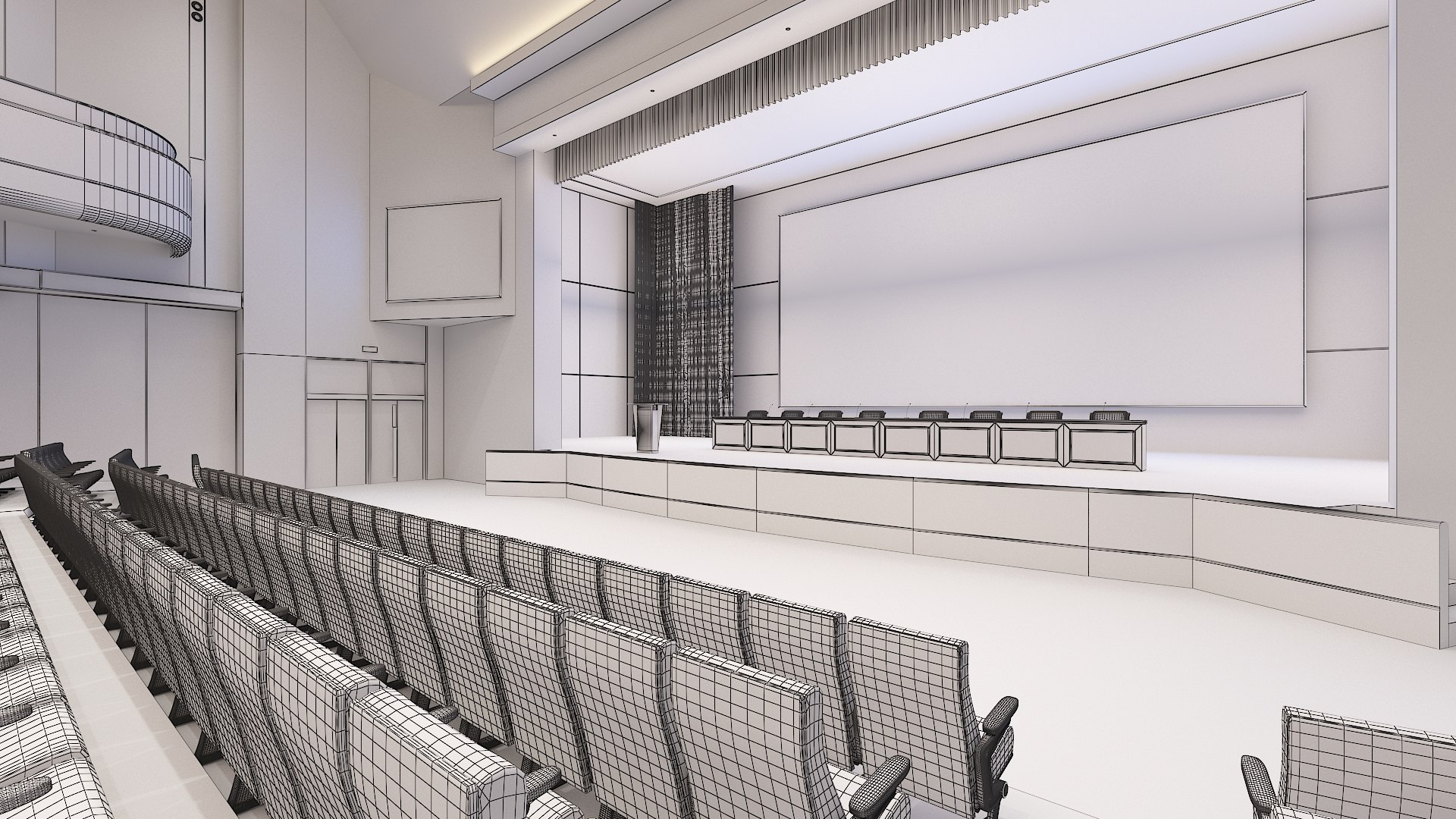 Lecture Hall 07 3D model - TurboSquid 2120606