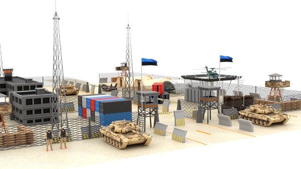 Military Base 3D Models for Download | TurboSquid