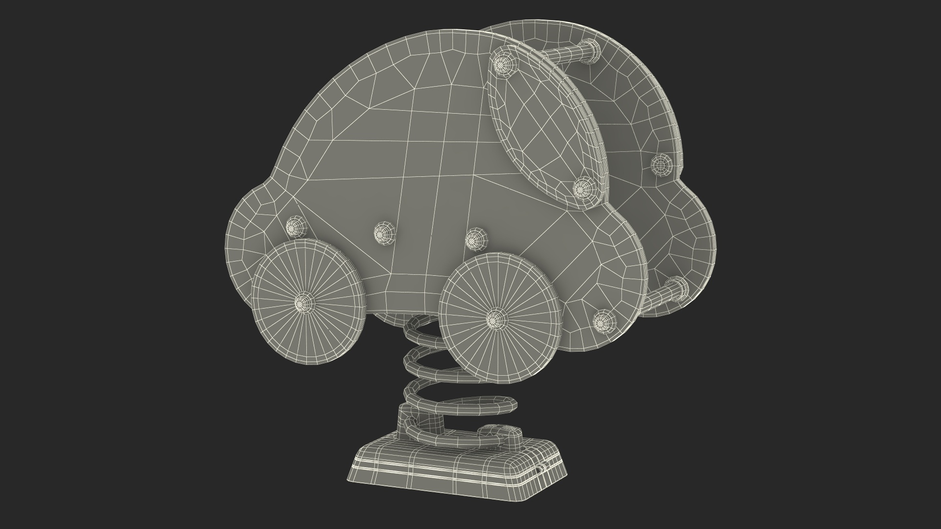 3D Playground Springer Car - TurboSquid 2068458