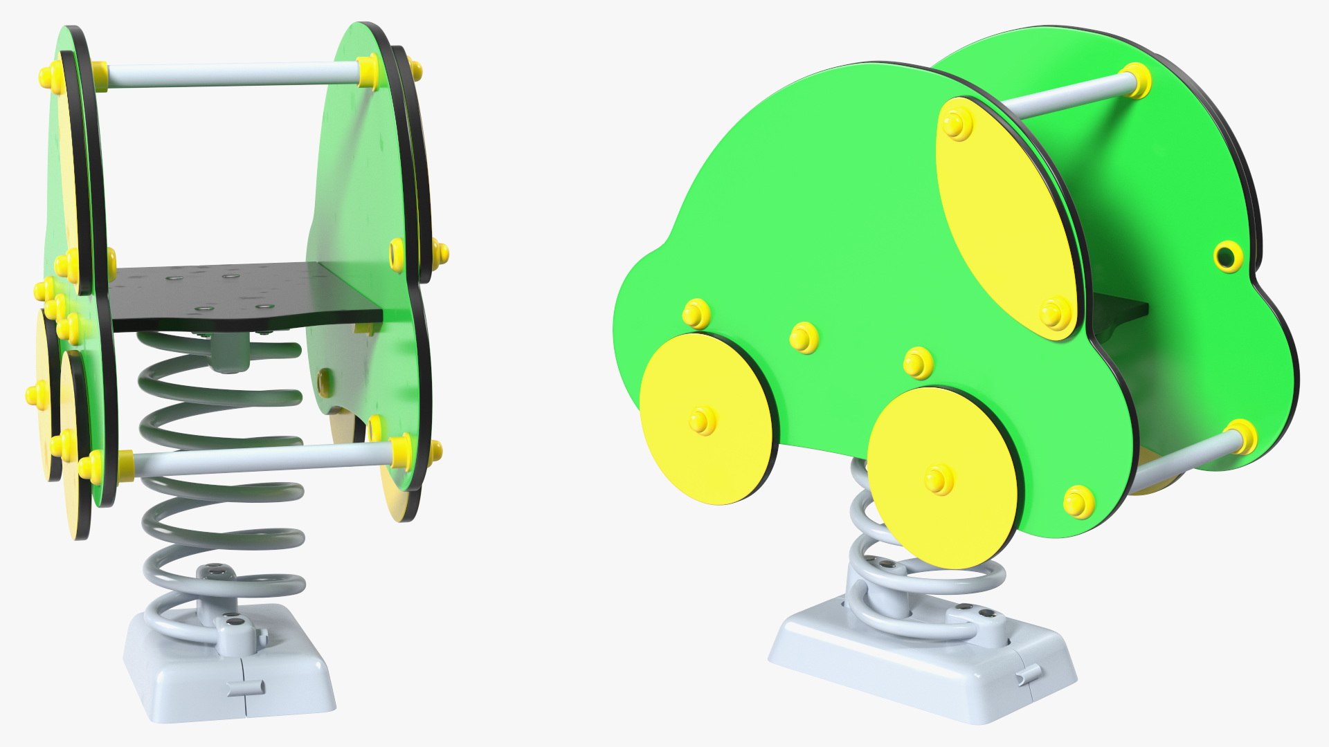 3D Playground Springer Car - TurboSquid 2068458