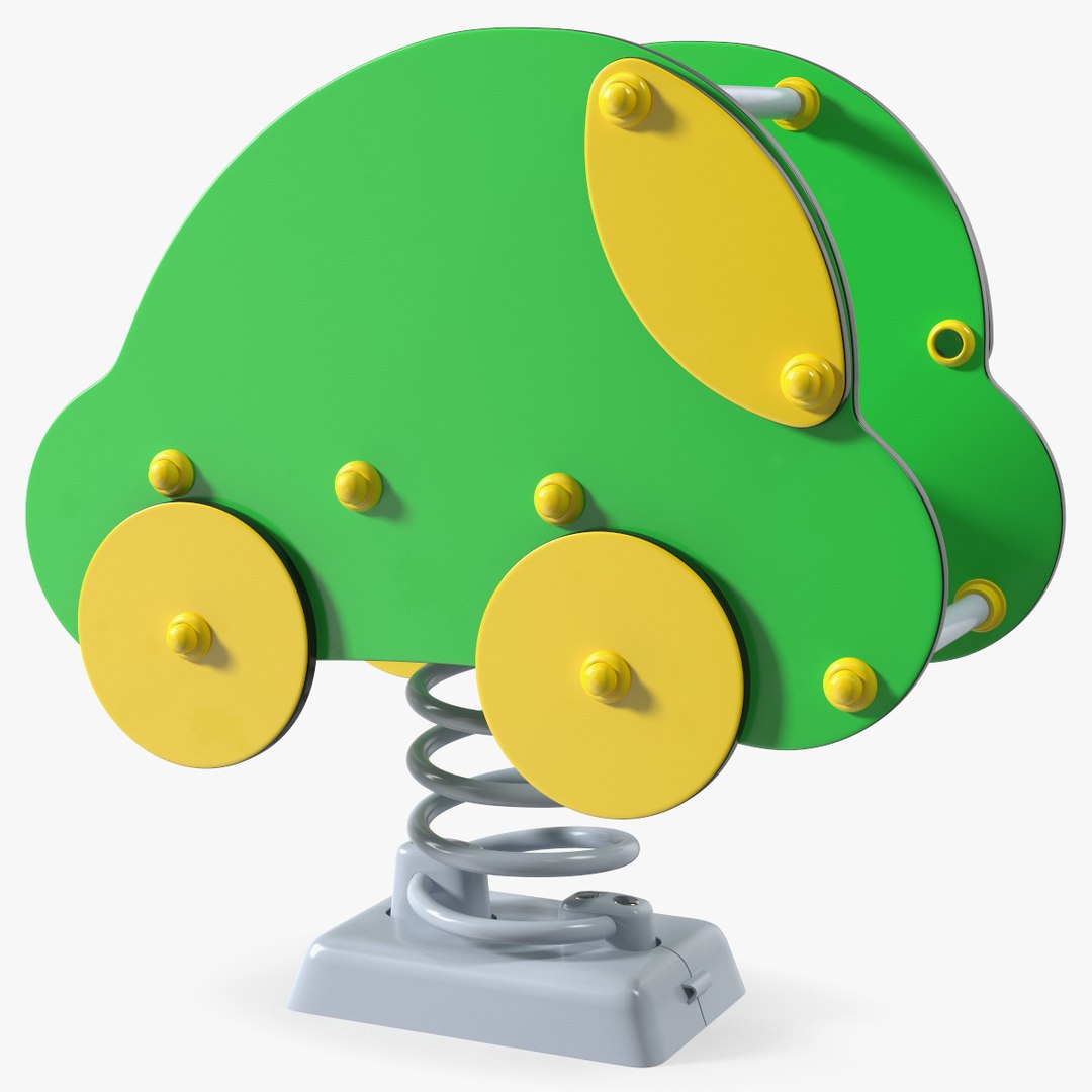 3D Playground Springer Car - TurboSquid 2068458