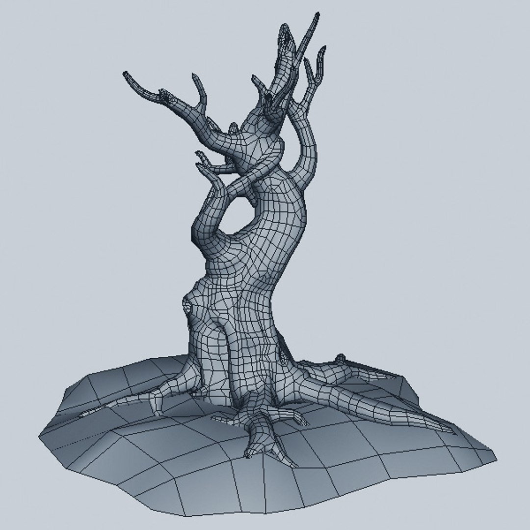 tree landscape 3d model