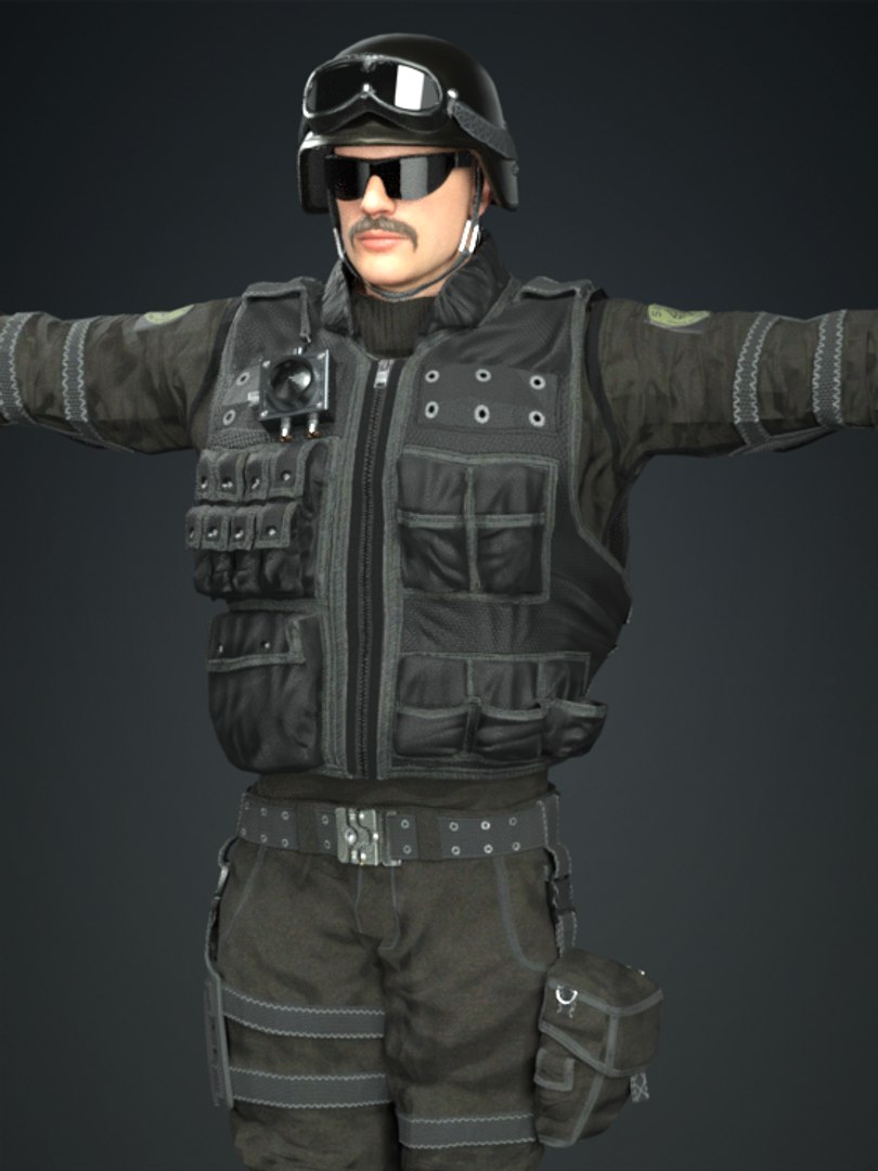 Realistic Rigged Army Character Man 3D Model model - TurboSquid 2135710