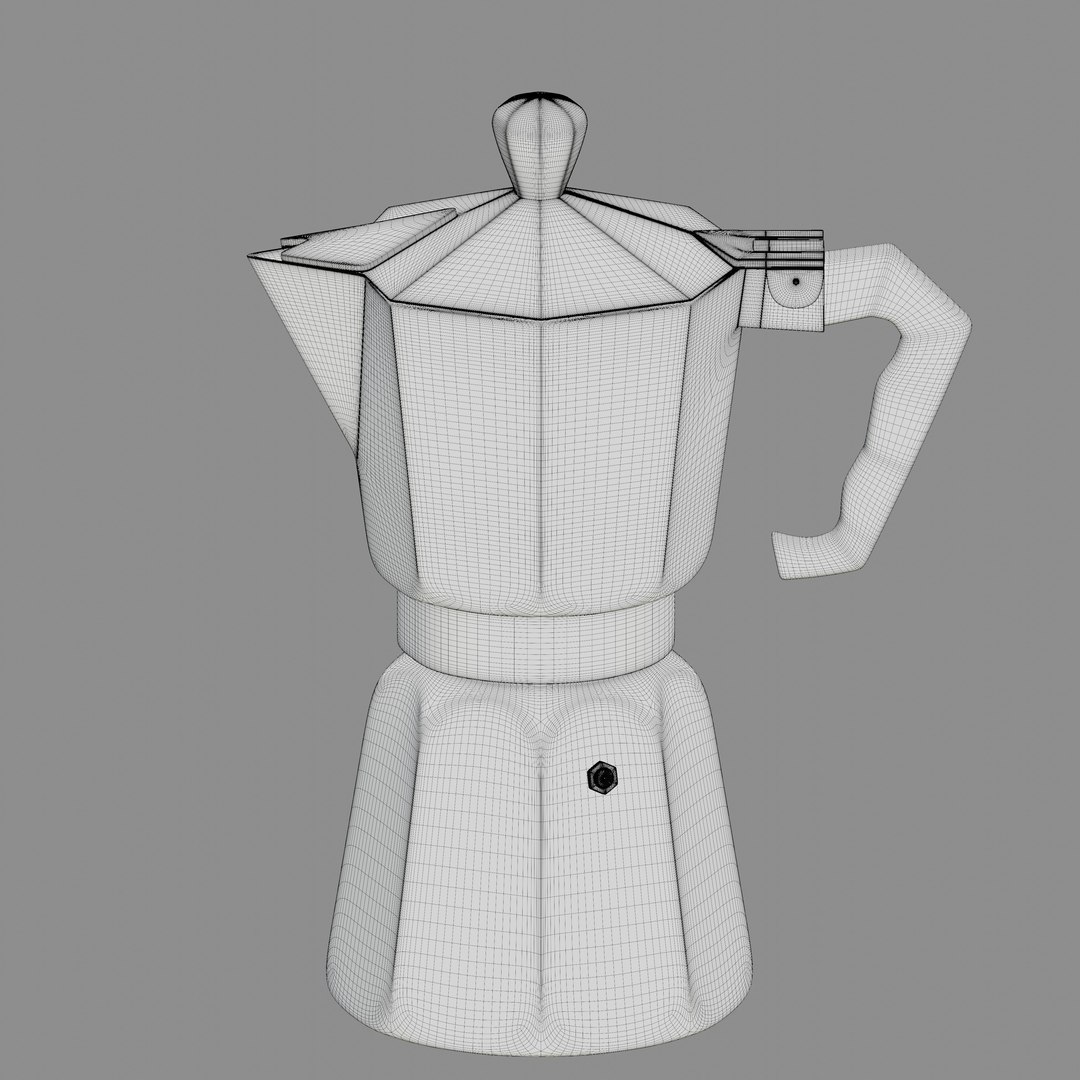 3D Coffee Pot Model - TurboSquid 1637265