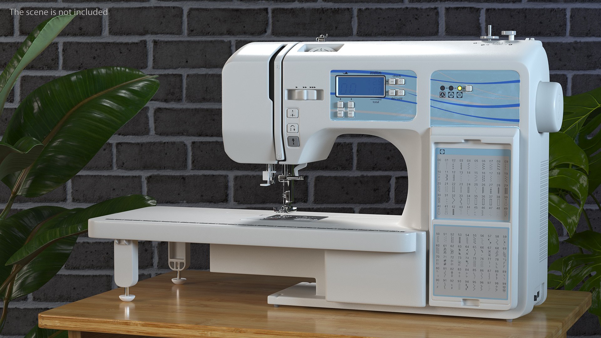 Heavy Duty Computerised Sewing Machine 3D - TurboSquid 2096396