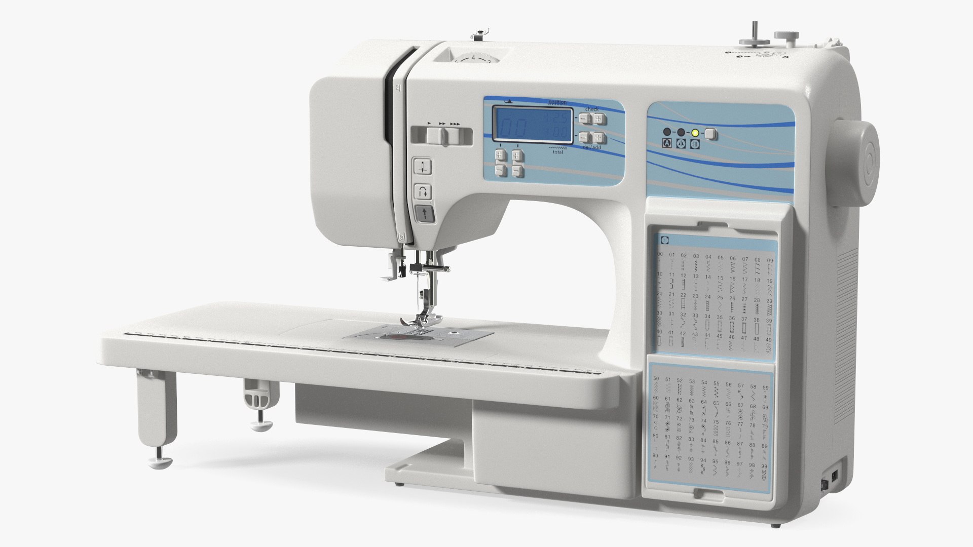 Heavy Duty Computerised Sewing Machine 3D - TurboSquid 2096396