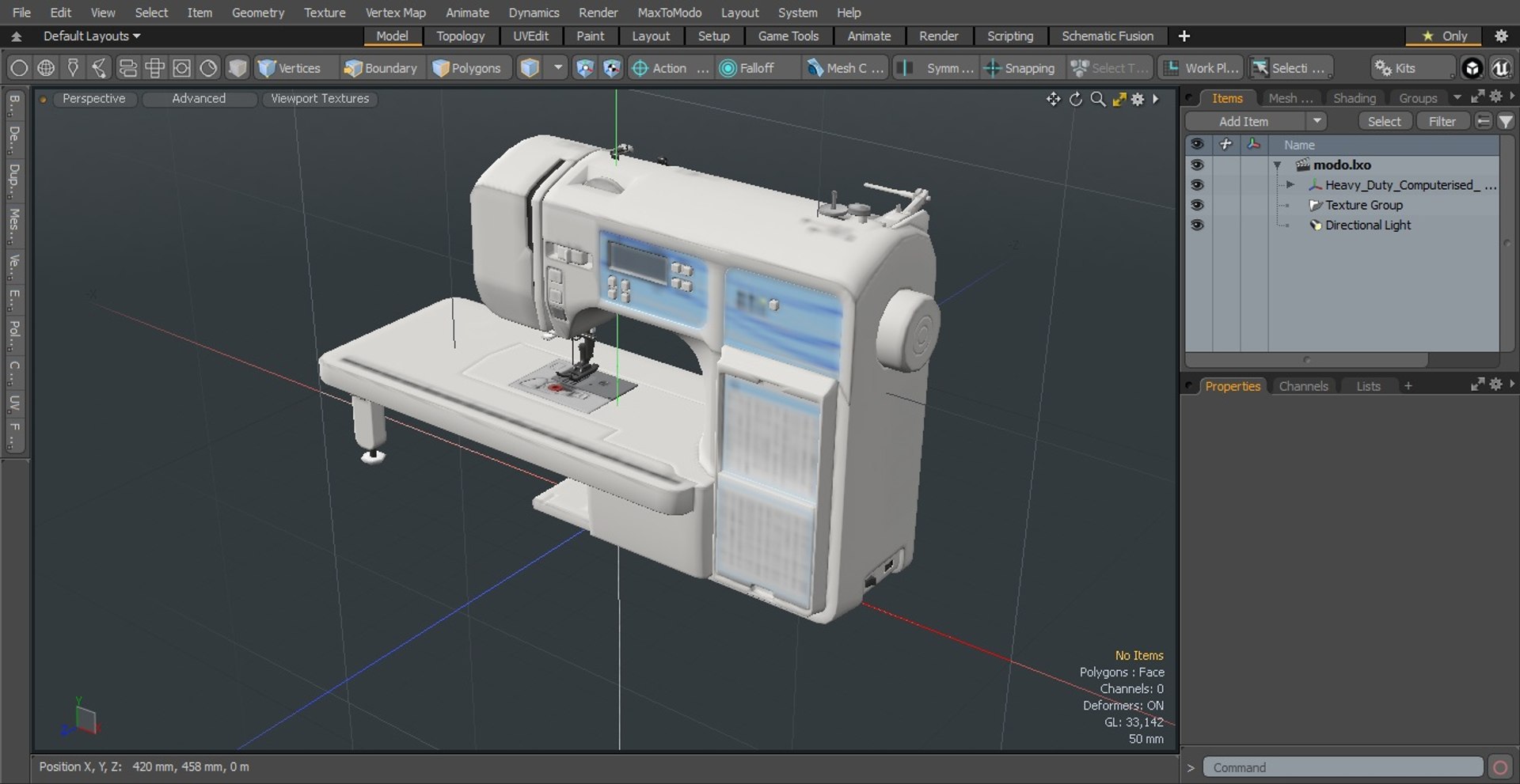 Heavy Duty Computerised Sewing Machine 3D - TurboSquid 2096396