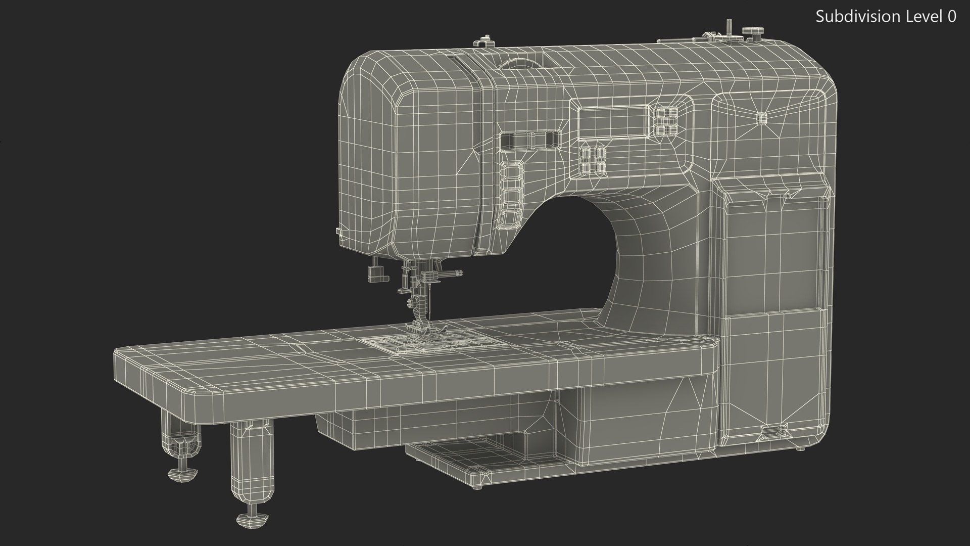 Heavy Duty Computerised Sewing Machine 3D - TurboSquid 2096396