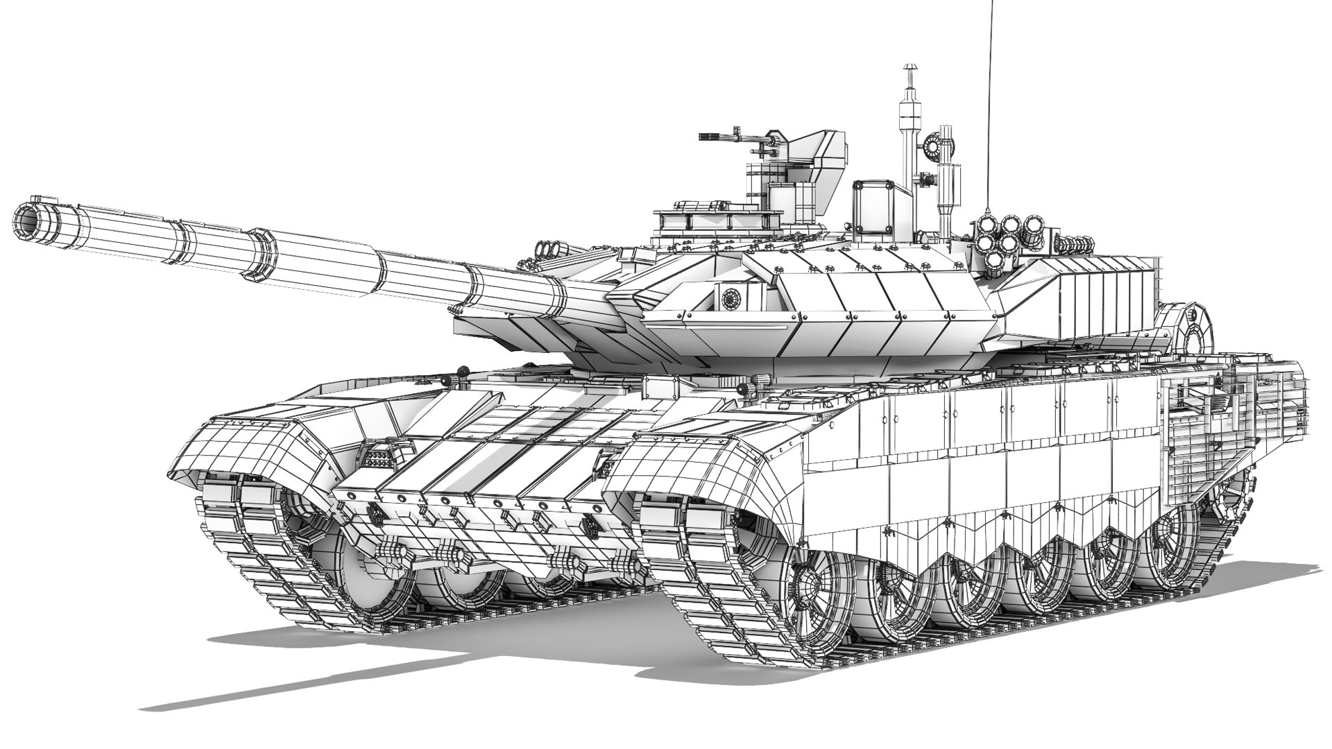3D Tank T-90SM 2020 - TurboSquid 2185177
