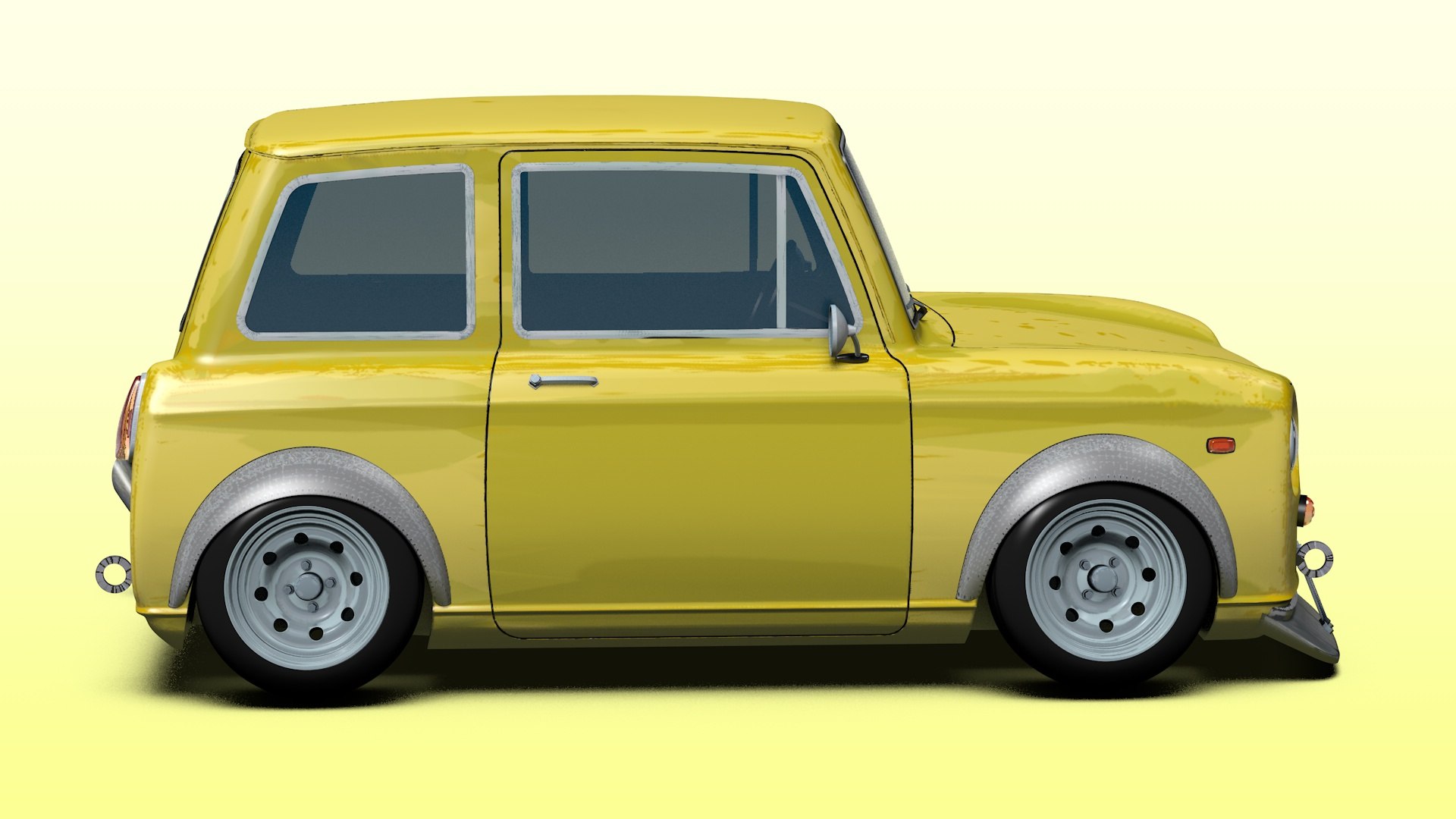 3D Slammed Car Model - TurboSquid 2170663