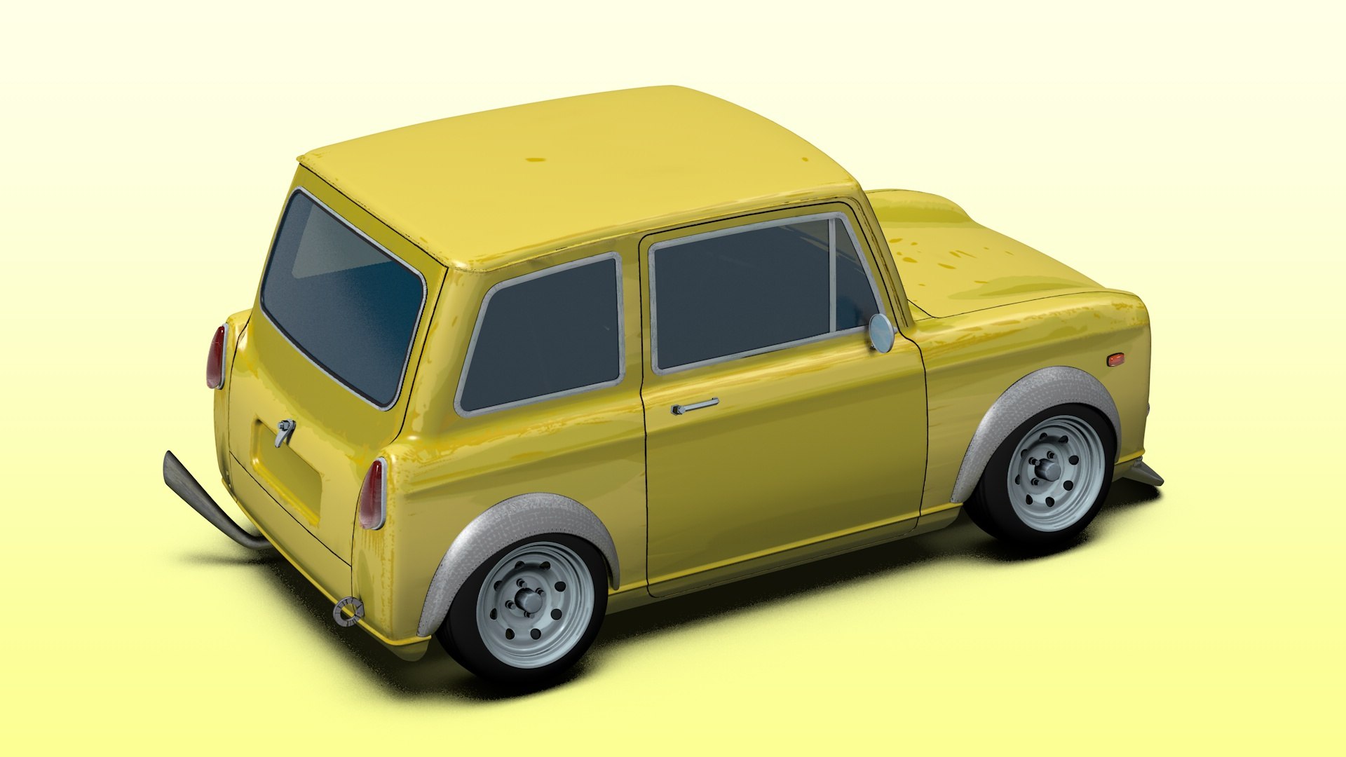 3D Slammed Car Model - TurboSquid 2170663