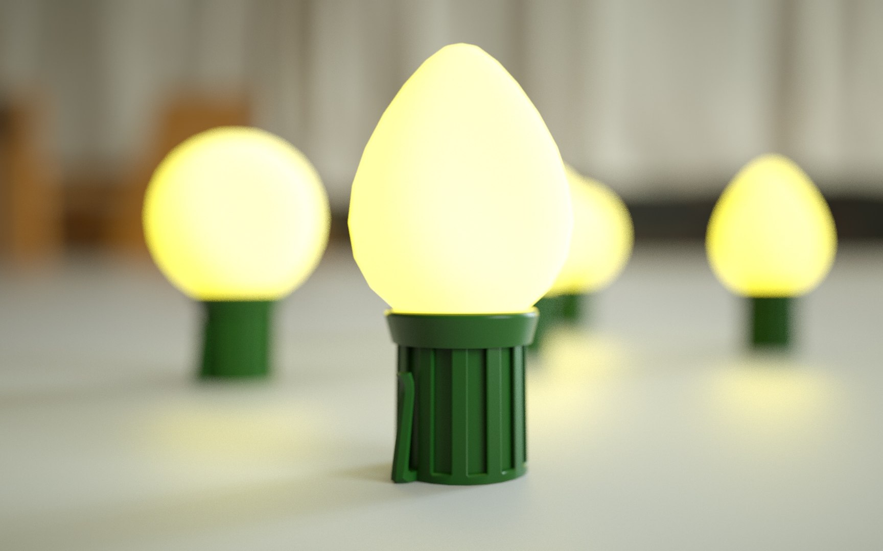 3D Christmas Lights Model - TurboSquid 1653957