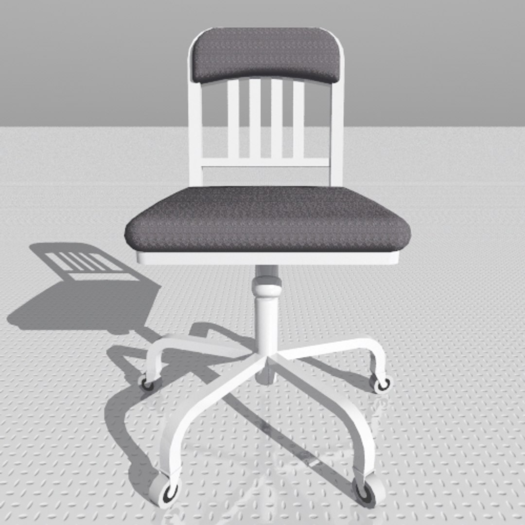 Navy Swivel Chair 3d Model