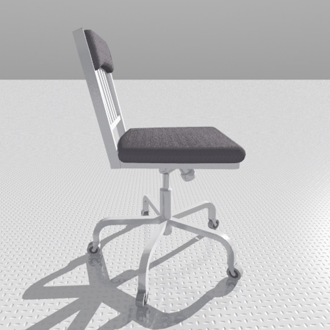 Navy Swivel Chair 3d Model