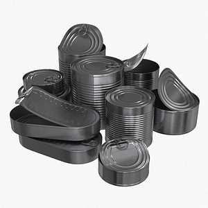 3D Tin Can Models - Browse & Download Formats - TurboSquid