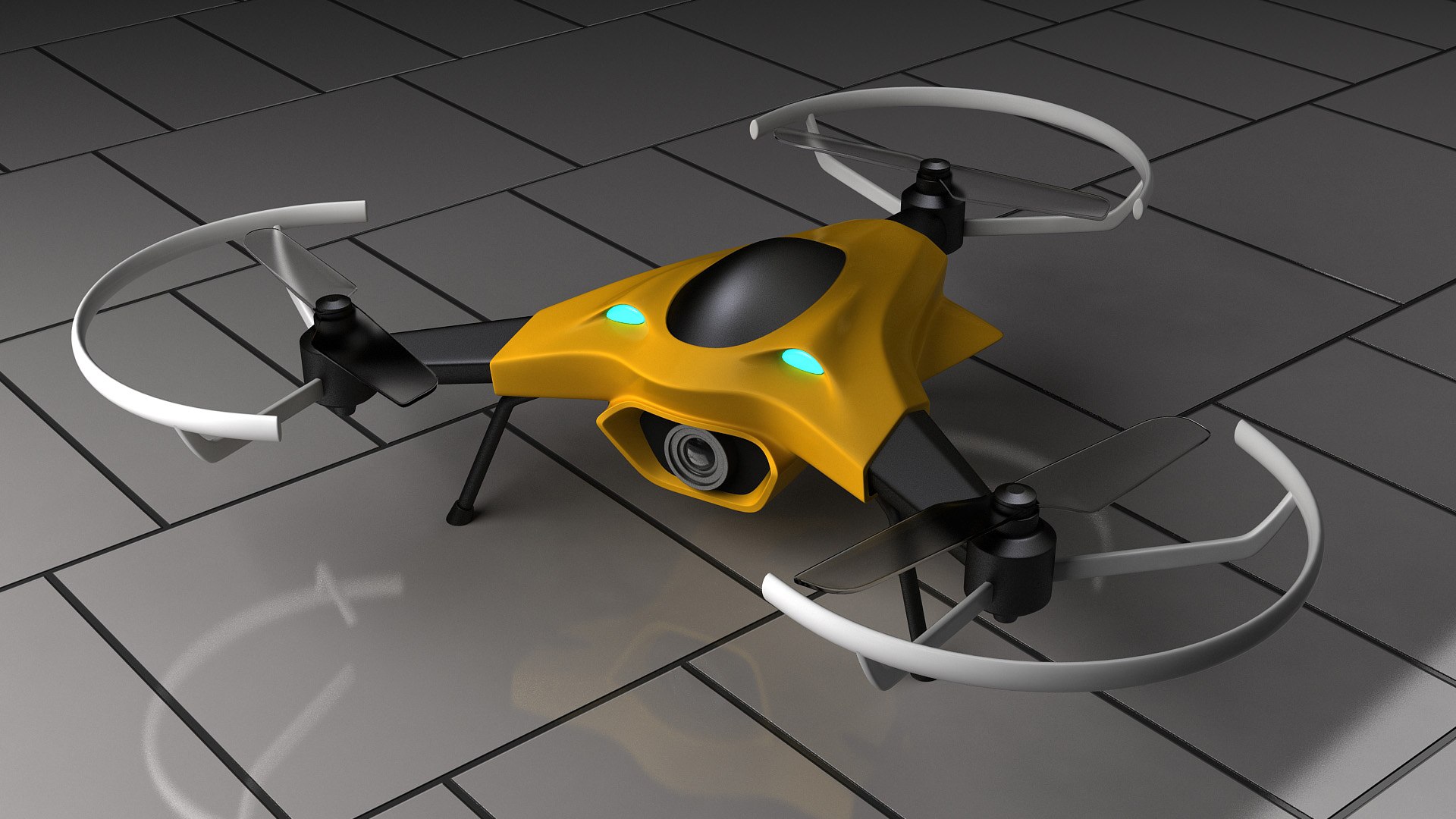 Drone Concept 3D Model - TurboSquid 1200763