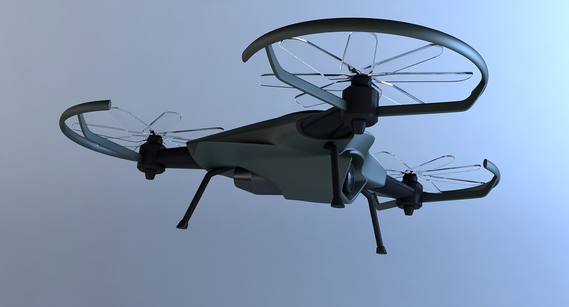 Drone Concept 3D Model - TurboSquid 1200763