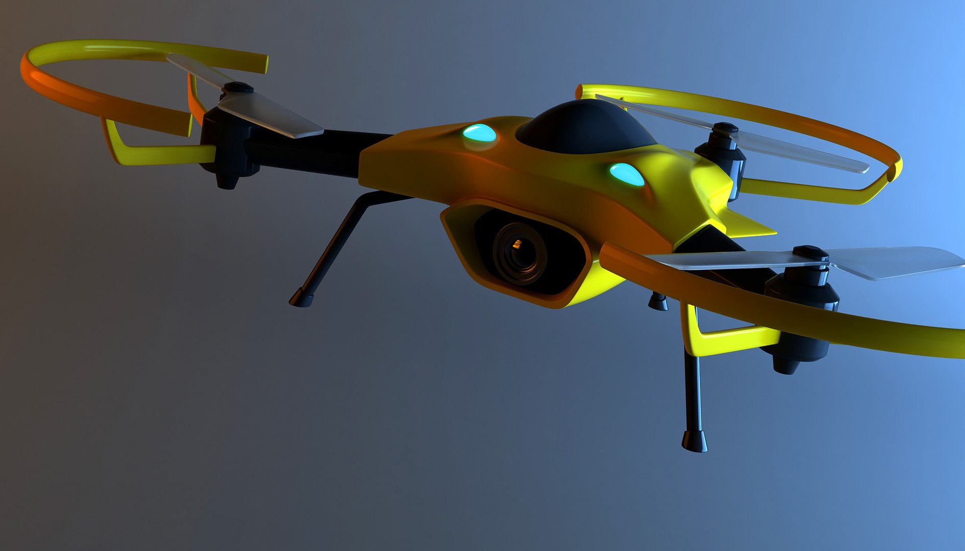 Drone Concept 3D Model - TurboSquid 1200763