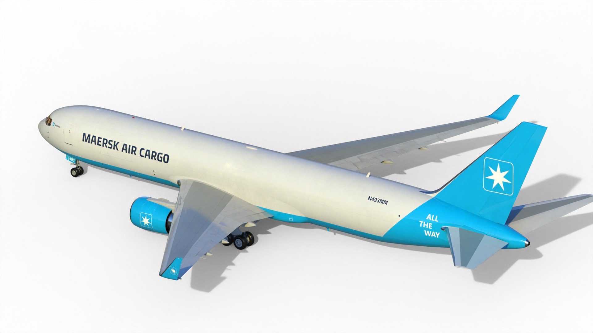 Boeing 767 300 freighter 3D model - TurboSquid 2100014
