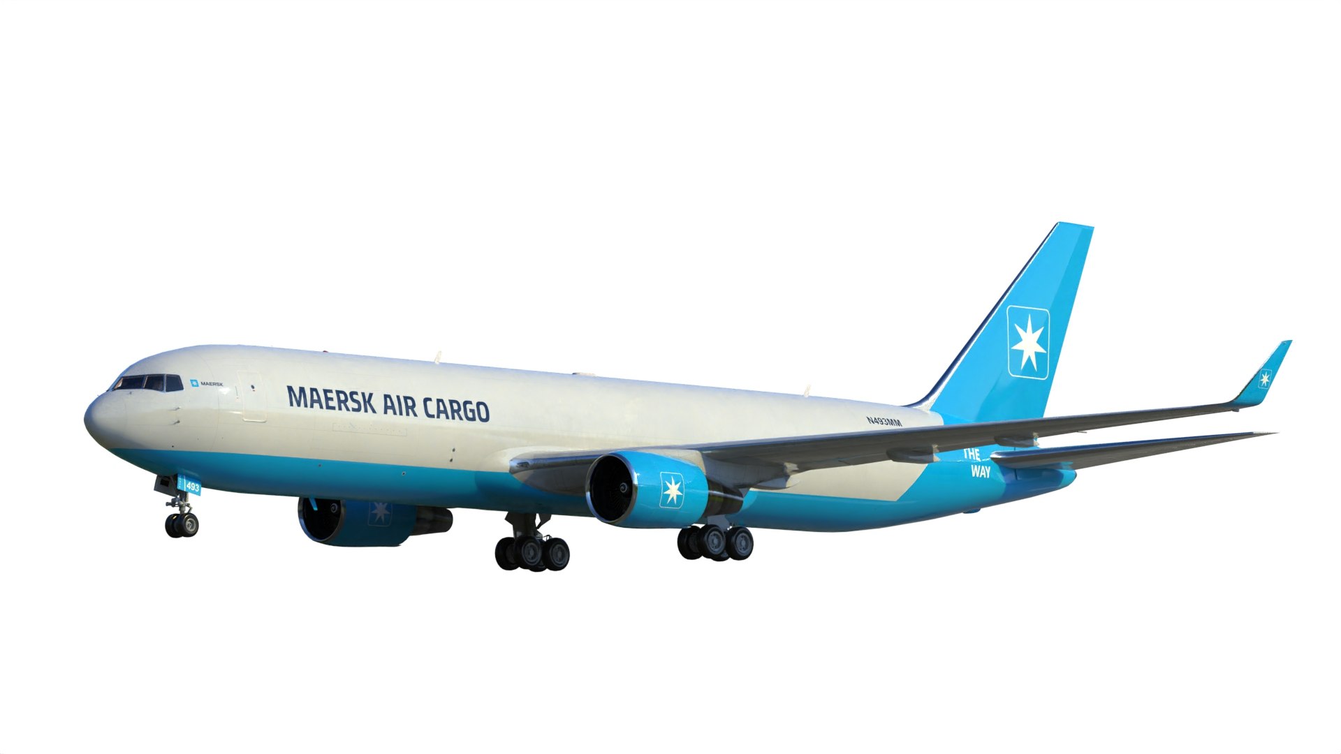 Boeing 767 300 freighter 3D model - TurboSquid 2100014