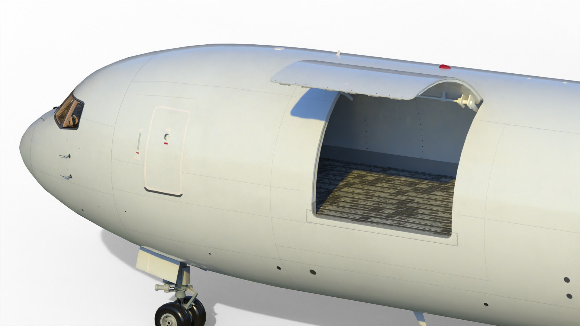 Boeing 767 300 freighter 3D model - TurboSquid 2100014