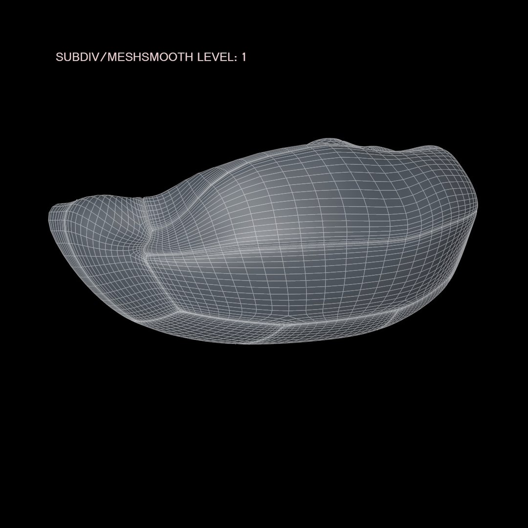 deflated volleyball balloon 3d model