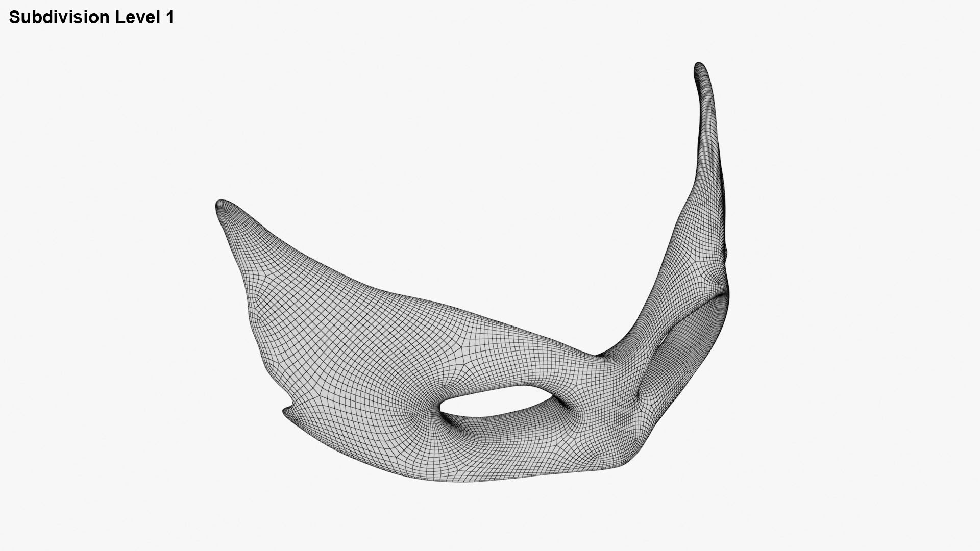 3D Winged Eye Mask - TurboSquid 2192932