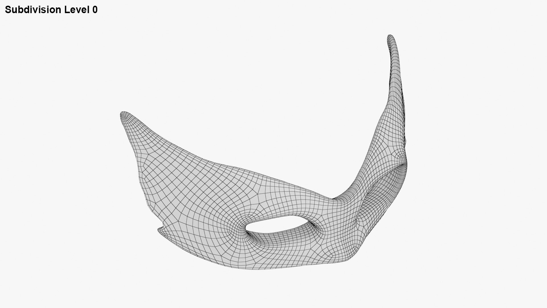 3D Winged Eye Mask - TurboSquid 2192932