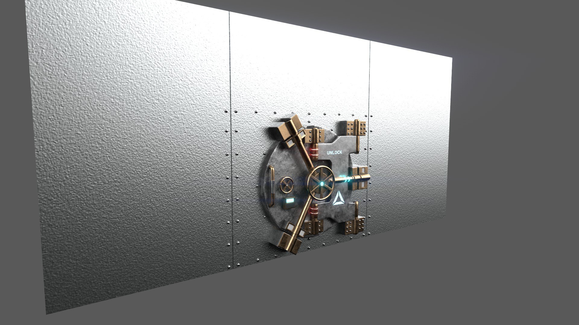 3D Vault Door - TurboSquid 2024771
