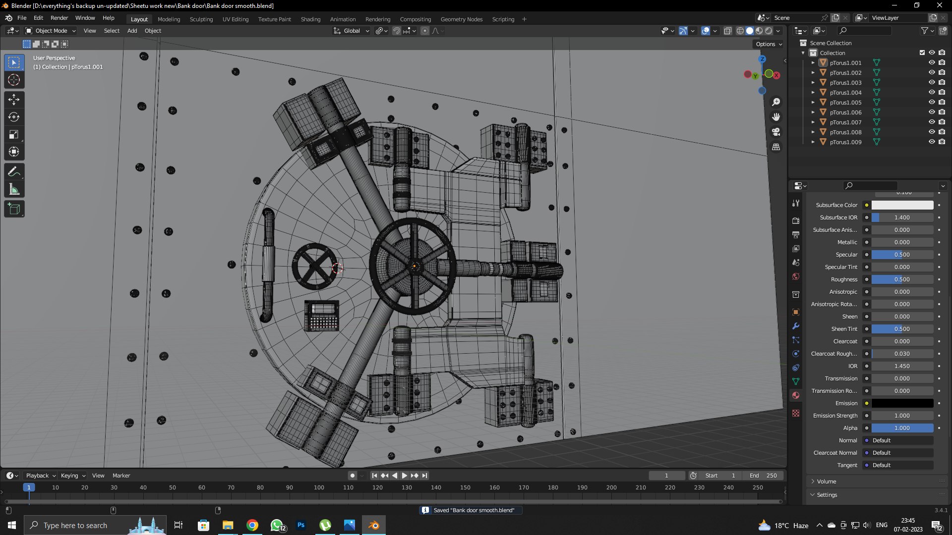 3D Vault Door - TurboSquid 2024771