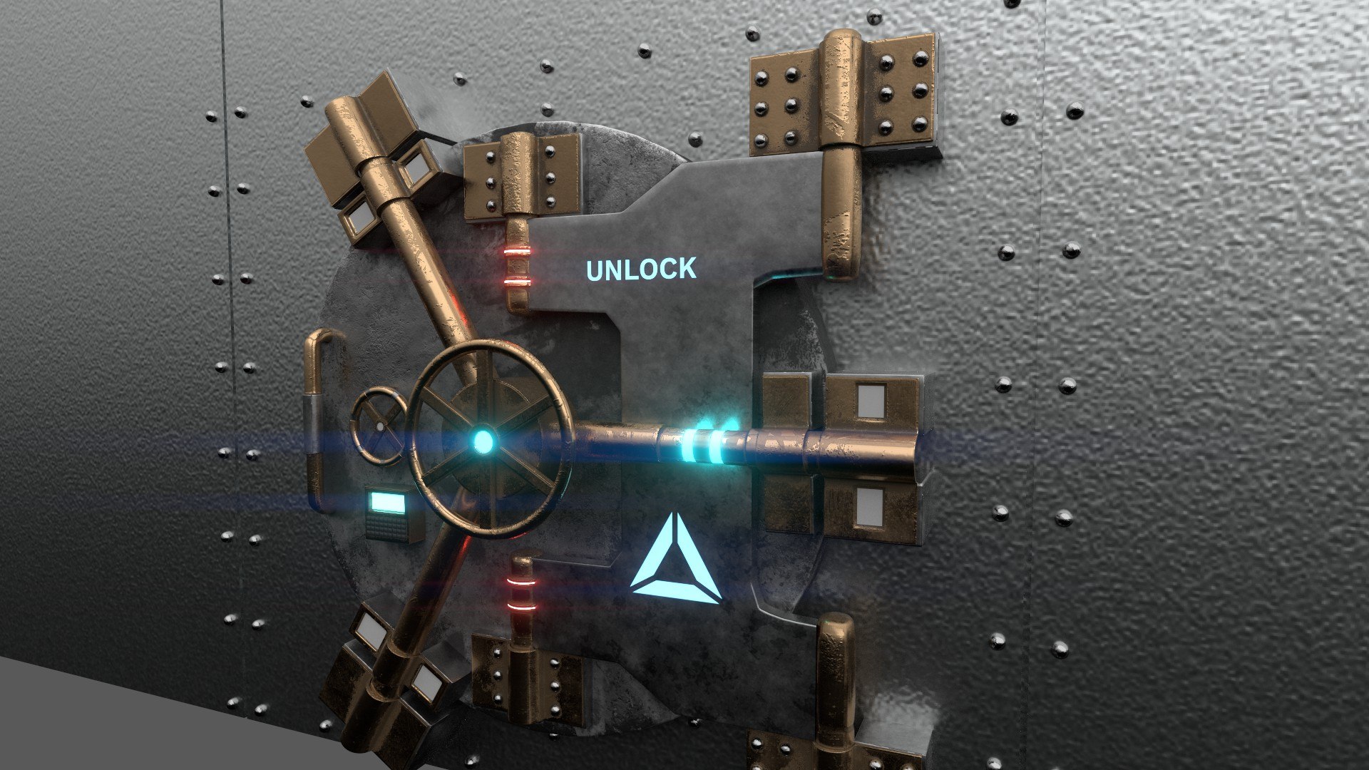 3D Vault Door - TurboSquid 2024771