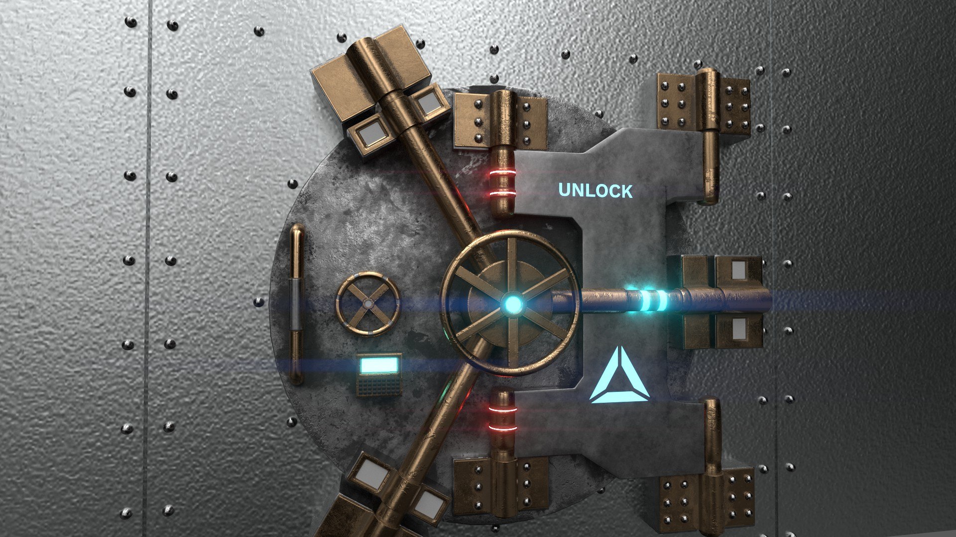 3D Vault Door - TurboSquid 2024771